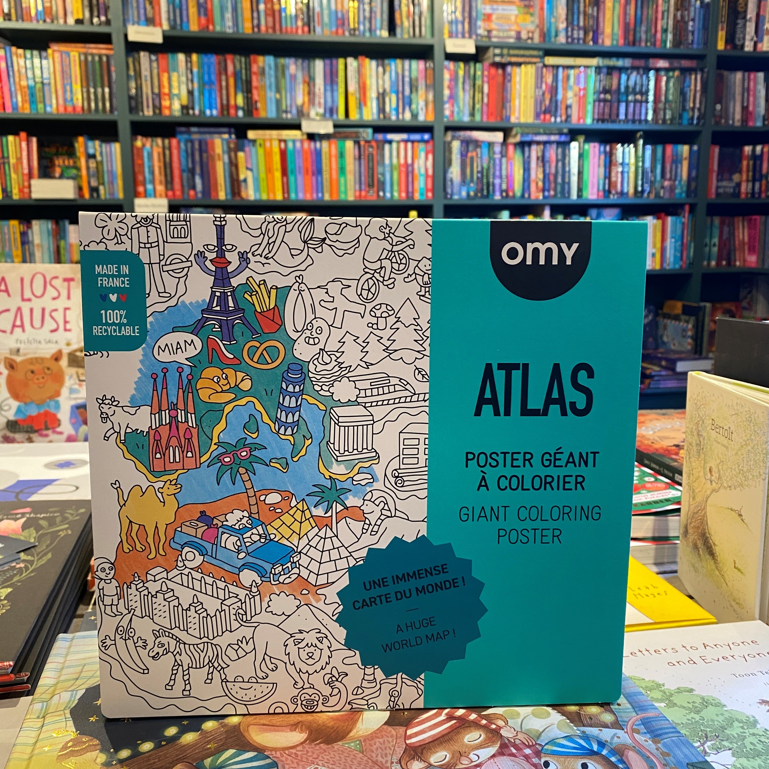 Atlas Poster from OMY – Ottie and the Bea